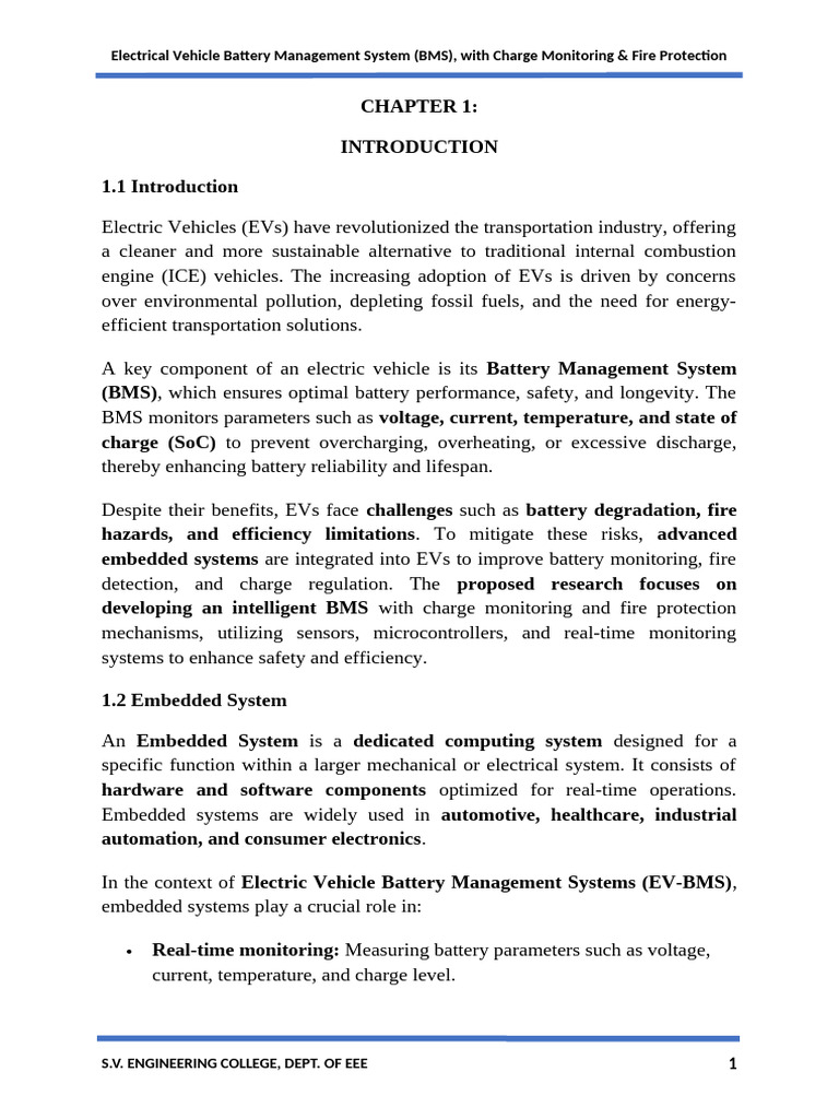 Project Report | PDF | Microcontroller | Embedded System