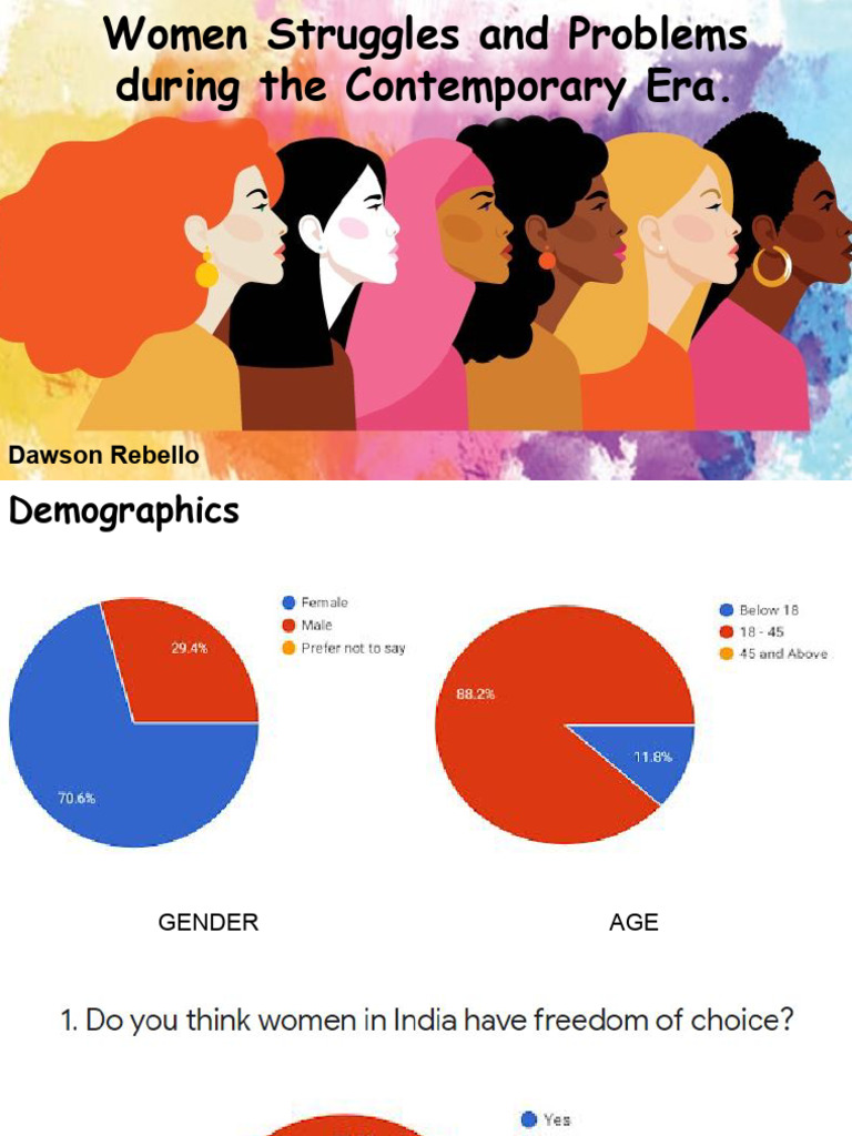 Women Struggles and Problems During The Contemporary Era. | PDF | Rape ...