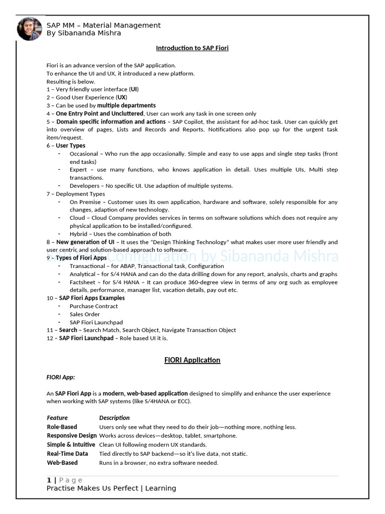 Introduction to SAP Fiori | PDF | Mobile App | Cloud Computing