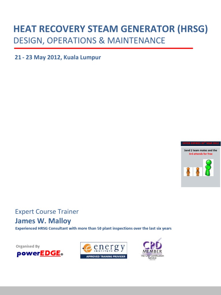HRSG | PDF | Boiler | Energy Technology