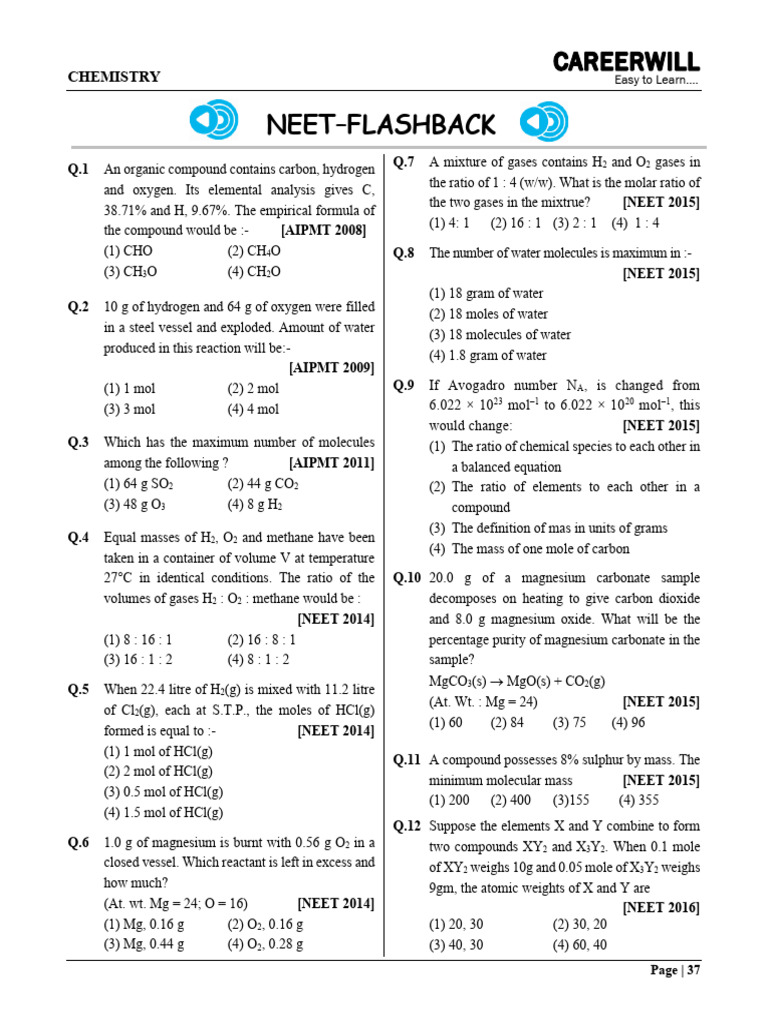 Chemistry Module -1 (English)_590503_crwill | PDF | Atomic Orbital ...