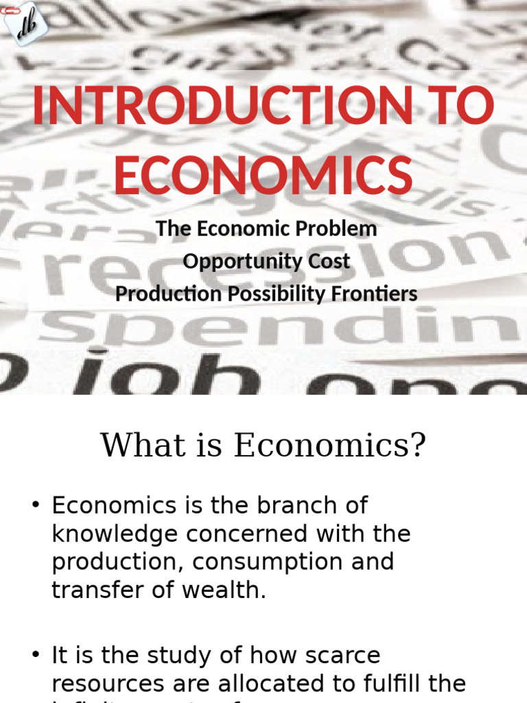 0.introduction To Economics | PDF | Economics | Labour Economics