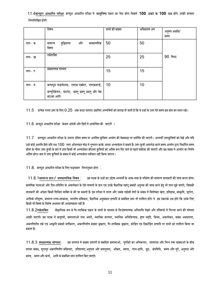 Delhi Police Constable Syllabus 2022 in Hindi PDF Download | PDF