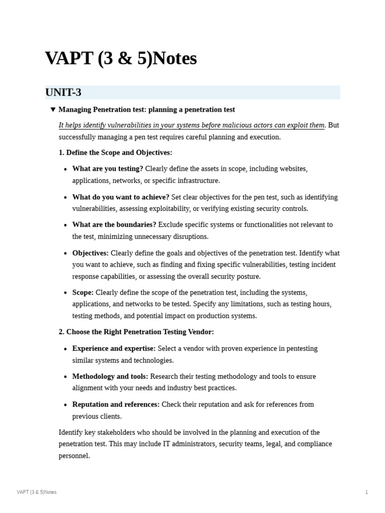 Penetration Testing Management Guide | PDF | Security | Computer Security