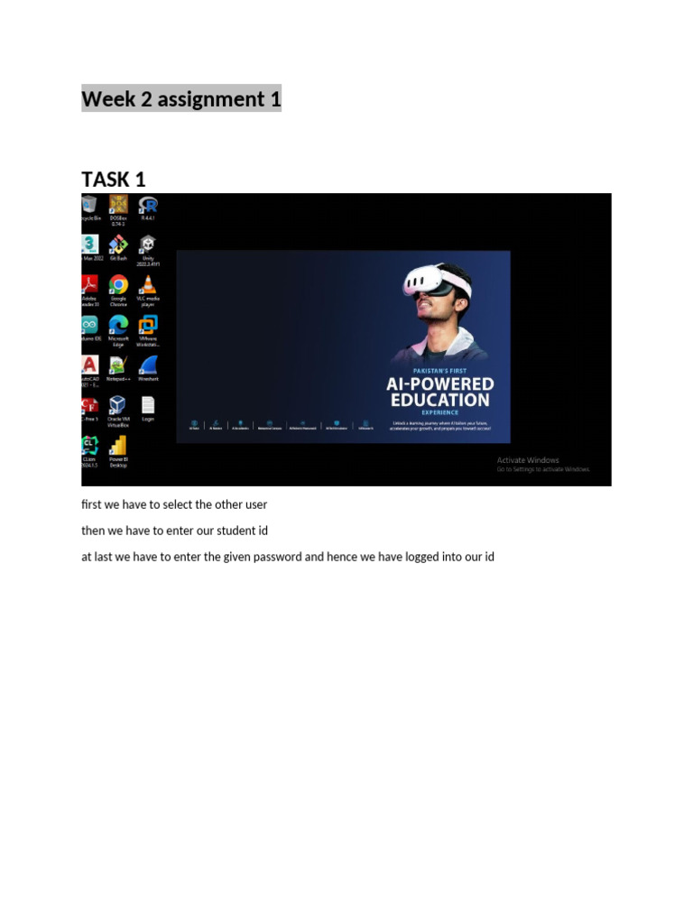 Week 2 Assignment 1 | PDF