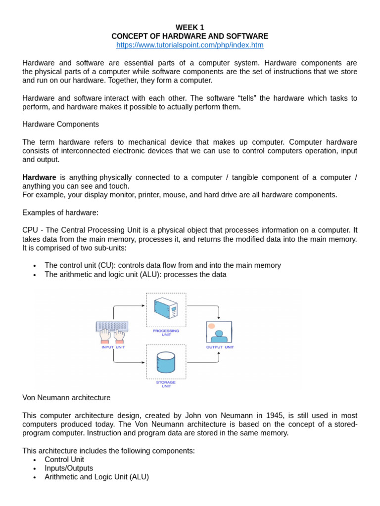Understanding Hardware and Software Basics | PDF | Computer Hardware ...