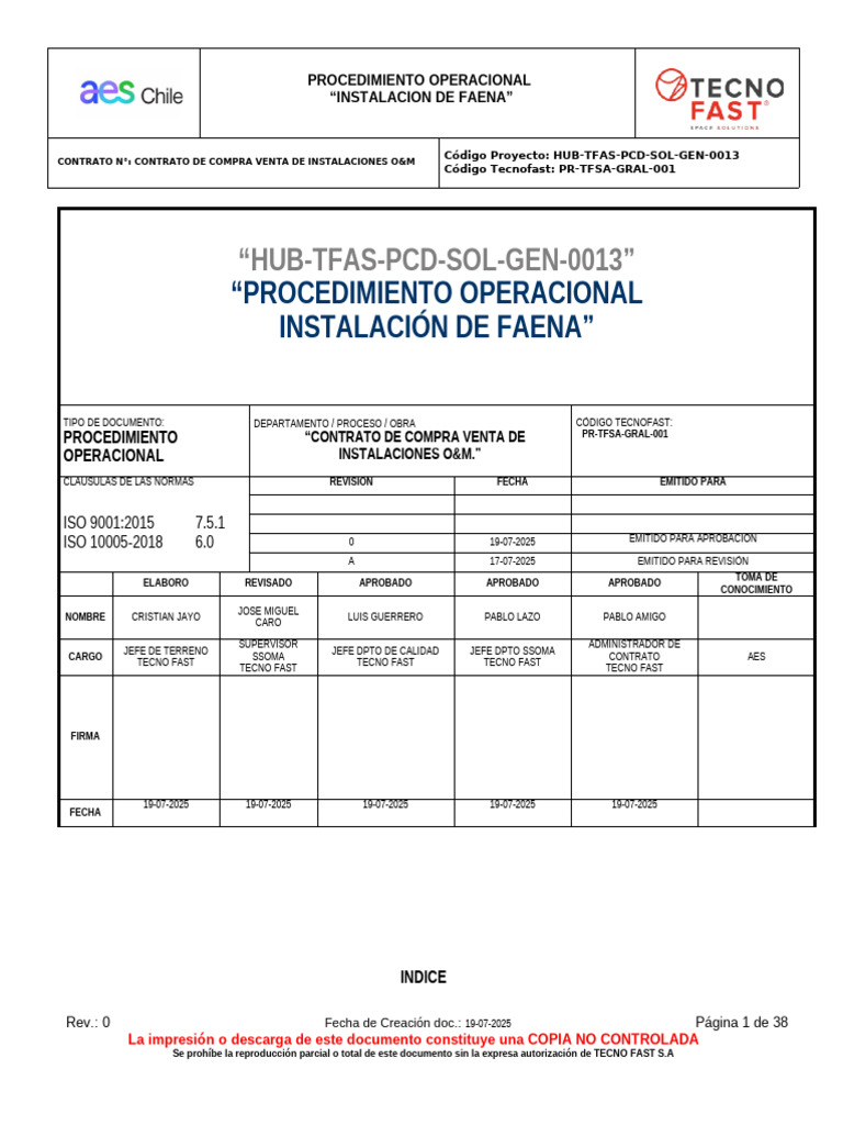 Hub Tfas PCD Sol Gen 0013 0 | PDF | Entorno natural | Seguridad y salud ...
