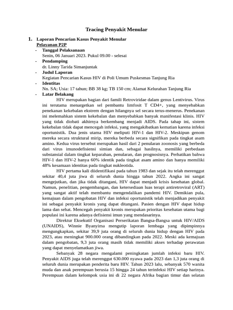 Tracing Penyakit Seksual | PDF