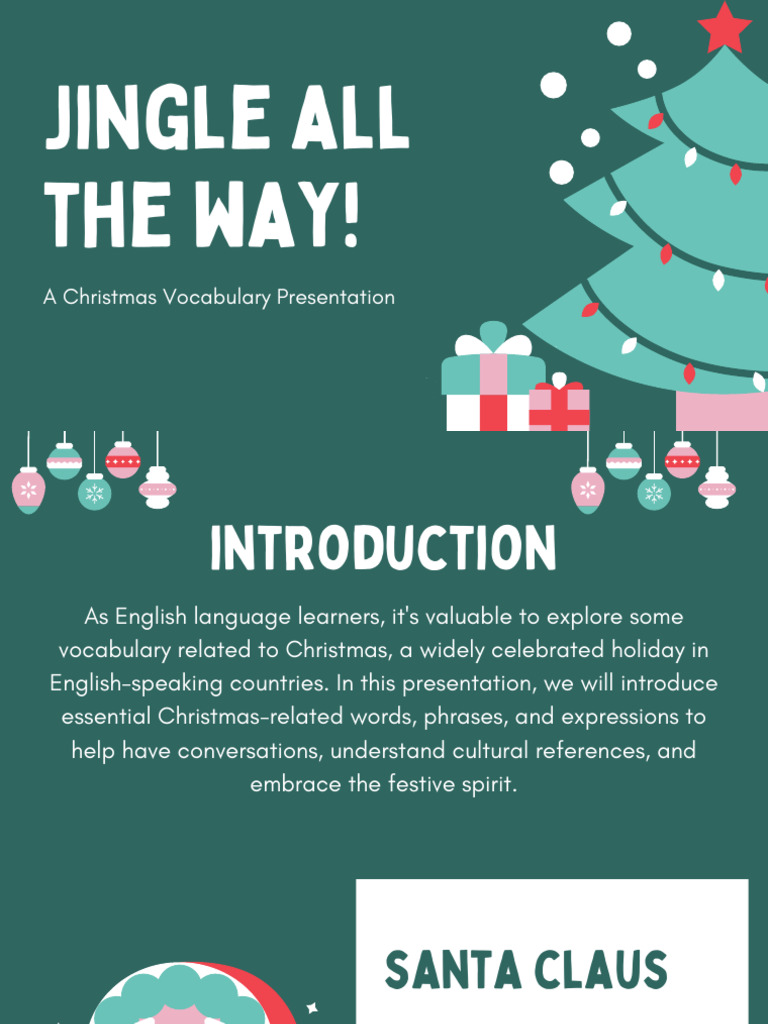 Christmas Vocabulary | PDF