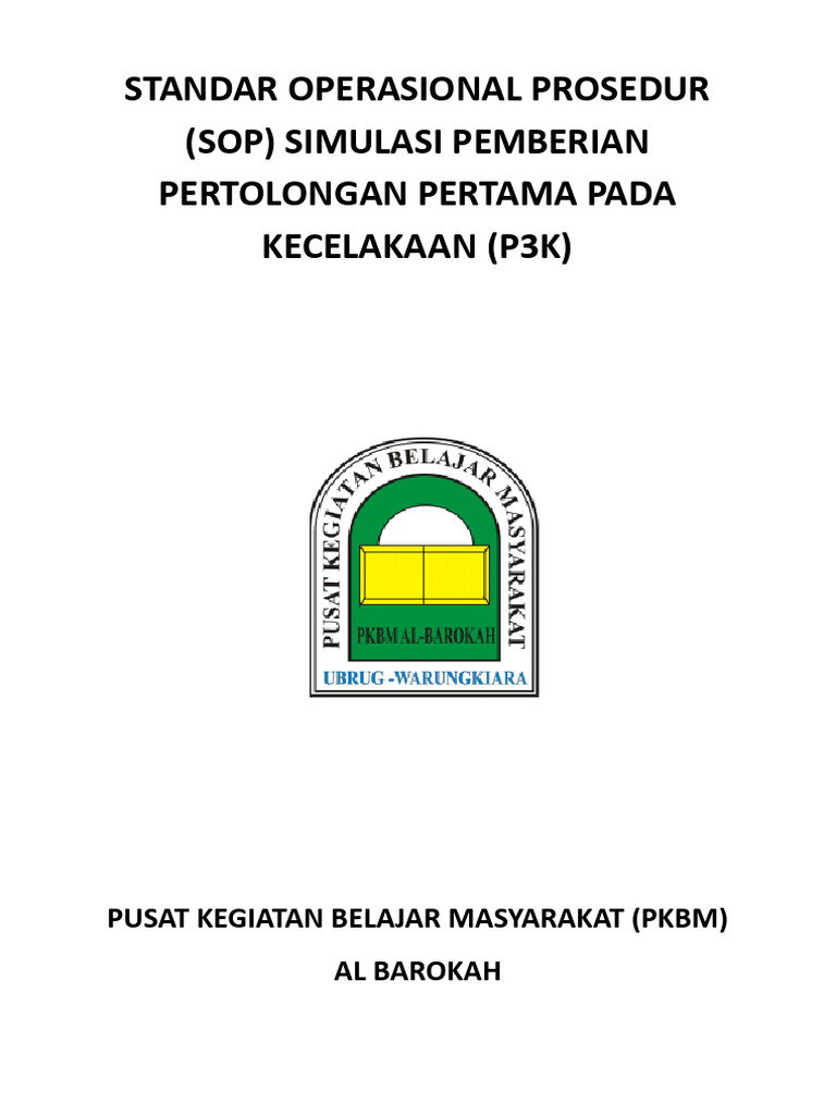 SOP Simulasi P3K di PKBM Al Barokah | PDF