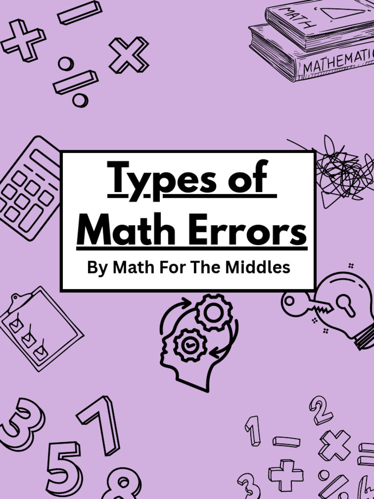 Understanding Math Error Types | PDF | Mathematics | Arithmetic