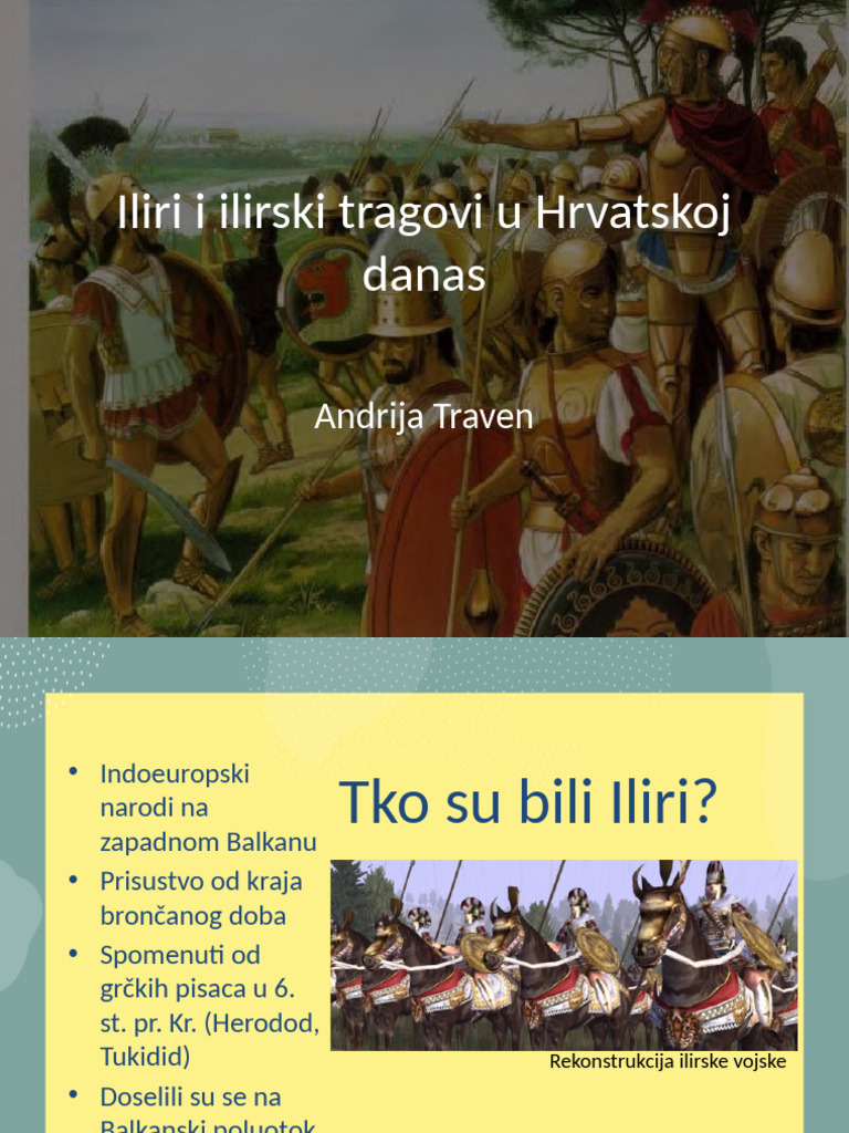 Iliri I Tragovi U Hrvatskoj Finalno | PDF