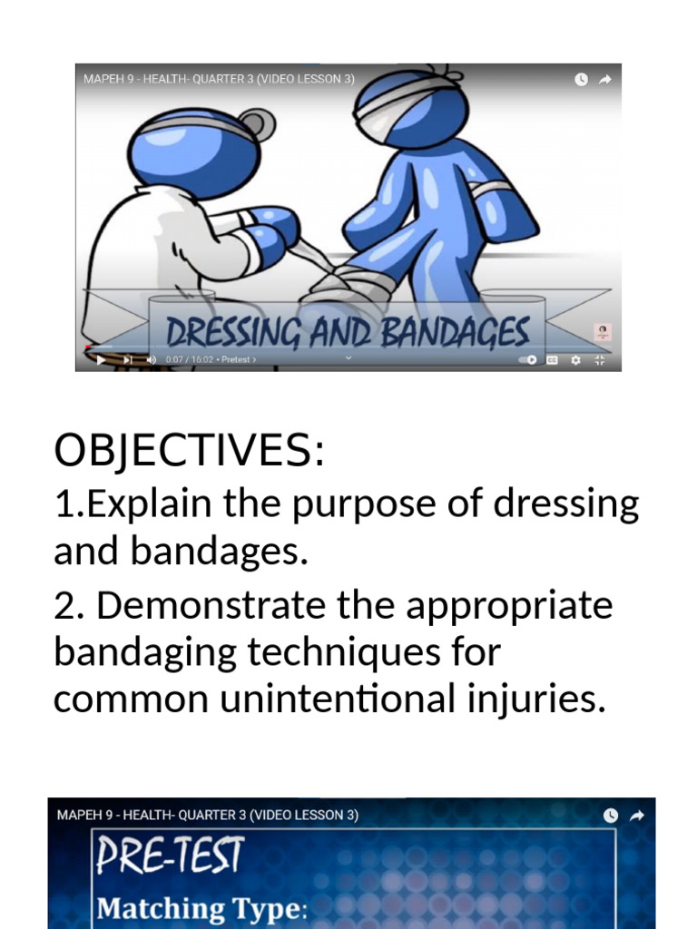 Dressing and Bandages | PDF