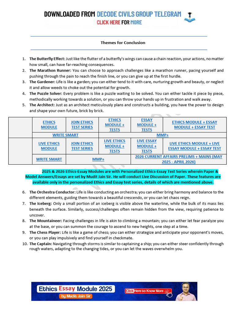 Themes For Conclusion 1 | PDF | Chess | Chess Theory