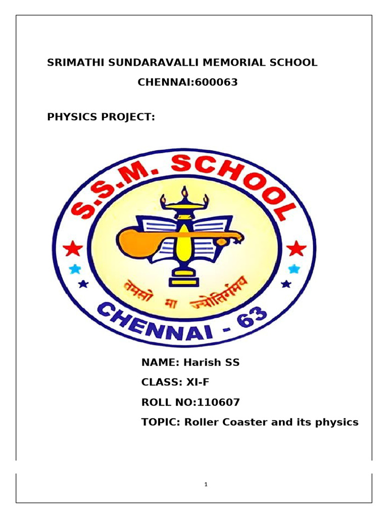 The Physics of Roller Coasters Analyzing Energy Conservation and ...