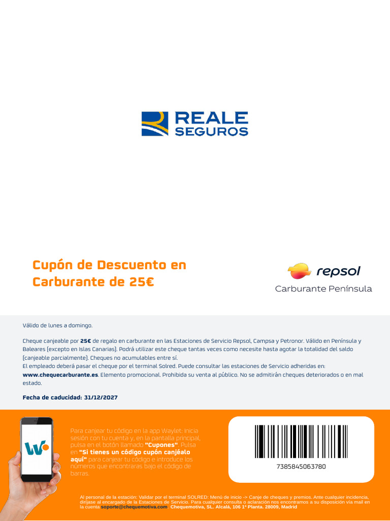 Cheque Repsol | PDF