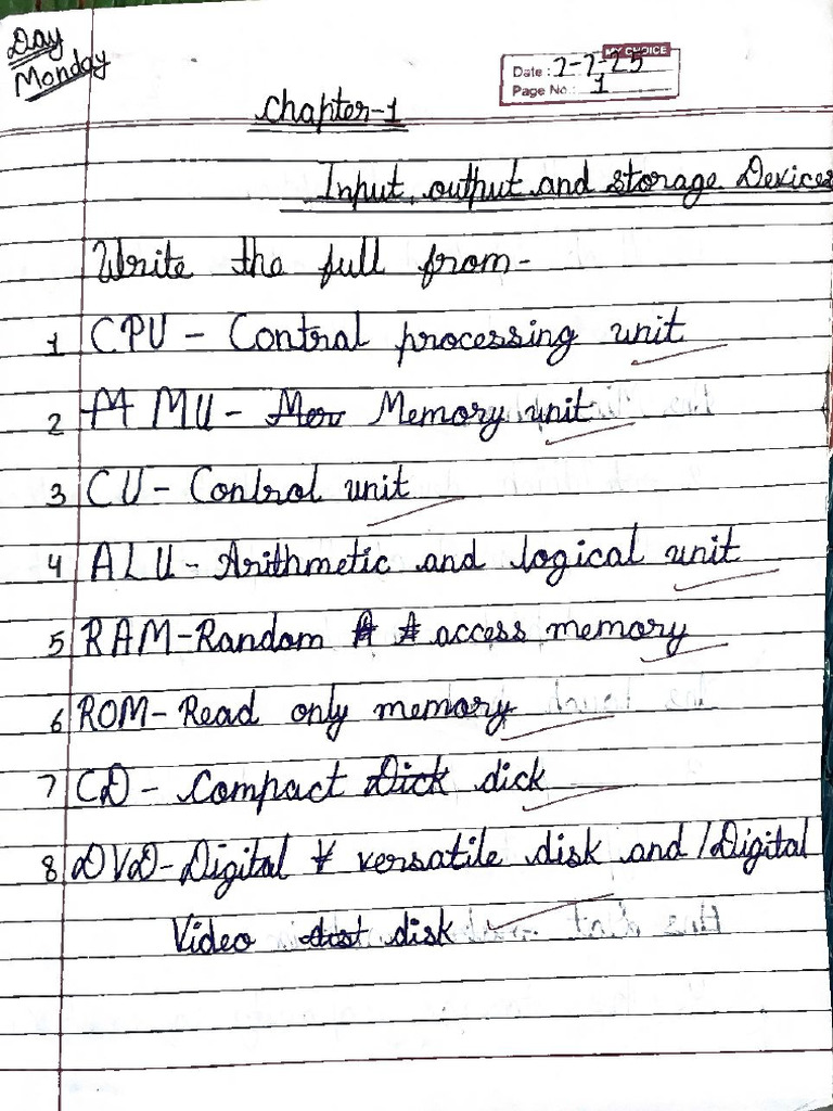 Computer Chapter 1 | PDF