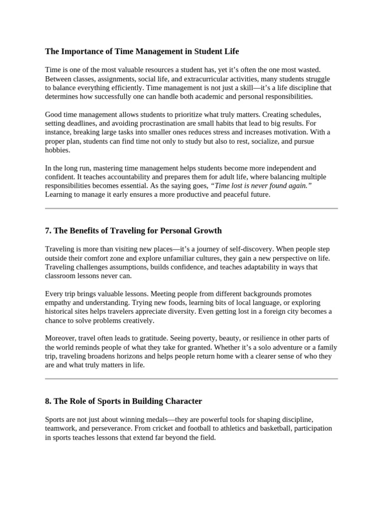 Mastering Time Management for Students | PDF | Psychological Resilience ...