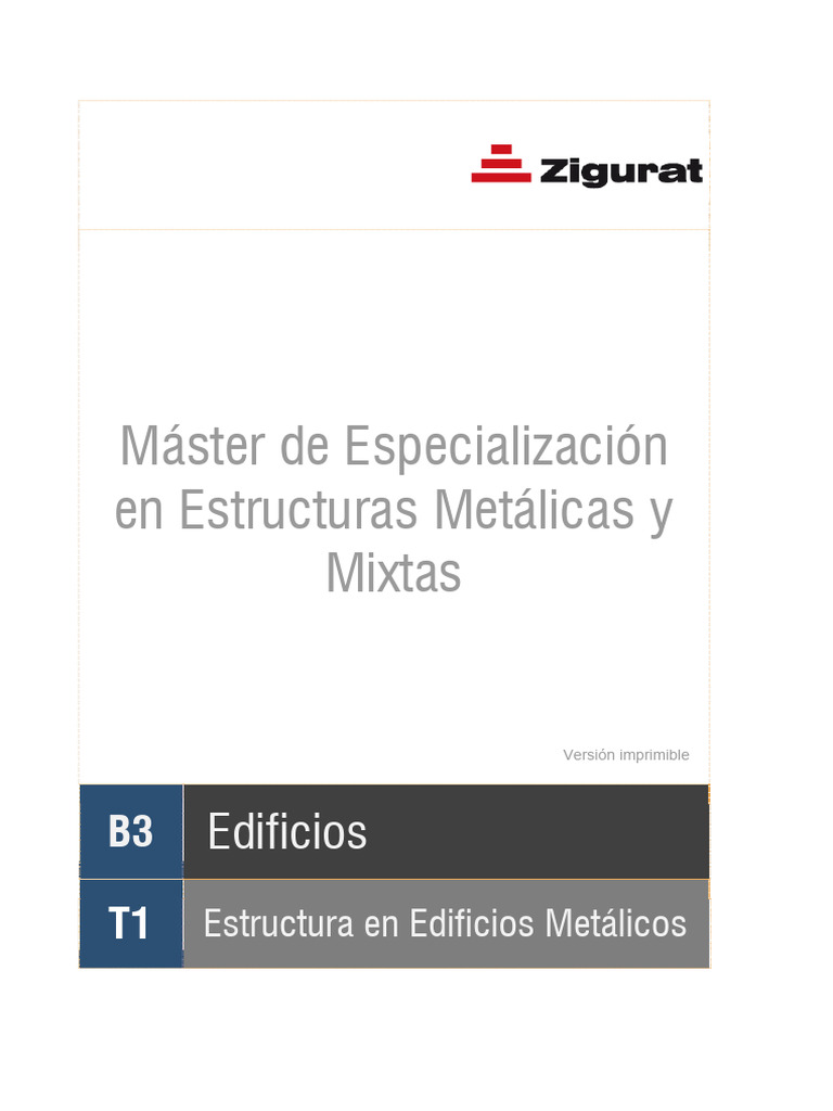 Estructuras en Edificios Metálicos | PDF | Viga (Estructura ...