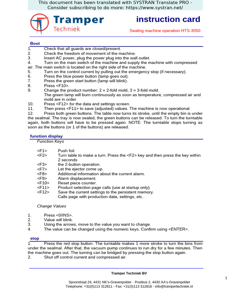 Instructiekaart HTS-3050 - en - Translated | PDF