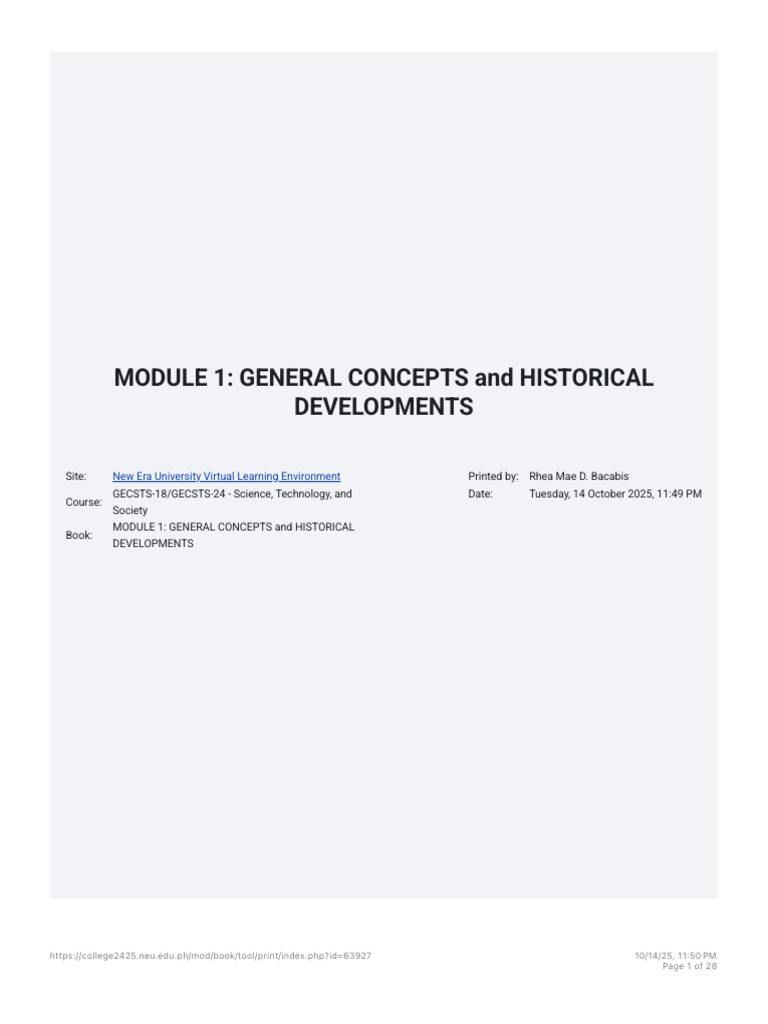 Module 1 - General Concepts and Historical Developments - Neuvle | PDF | Spinning (Textiles ...