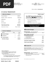 T Mobile Bill Statement PDF | PDF | T Mobile Us | Receipt