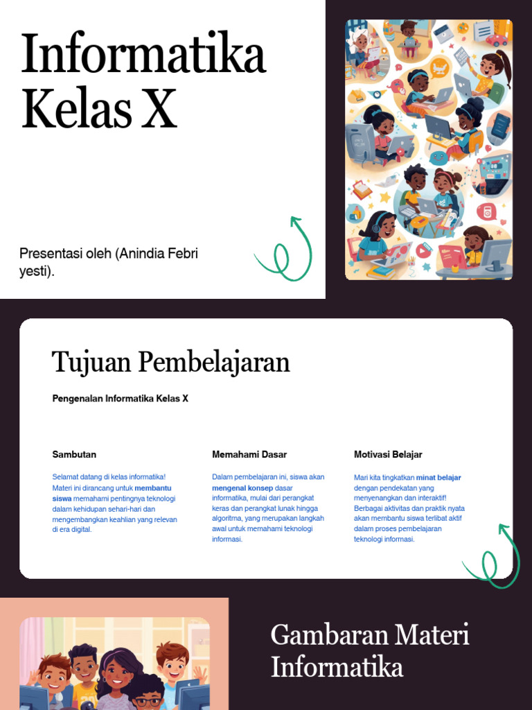 Presentasi - Informatika Kelas X - 20251021 - 092519 - 0000 | PDF
