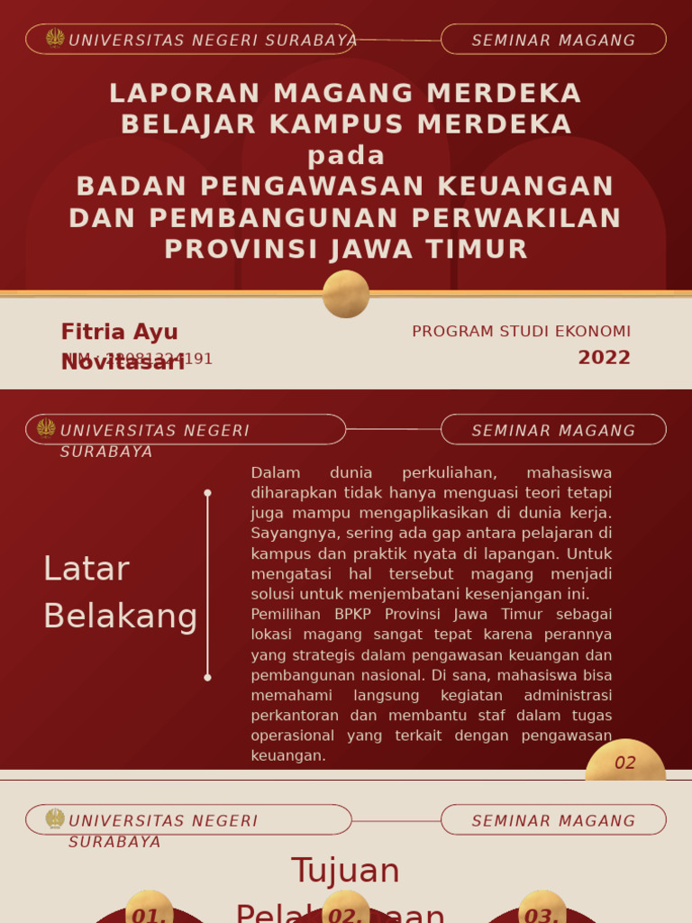 PPT SEMINAR MAGANG Fitria Ayu Novitasari | PDF