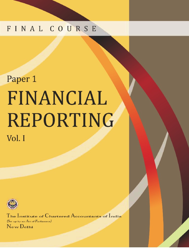 Financial Reporting Volume-I | PDF | International Financial Reporting ...