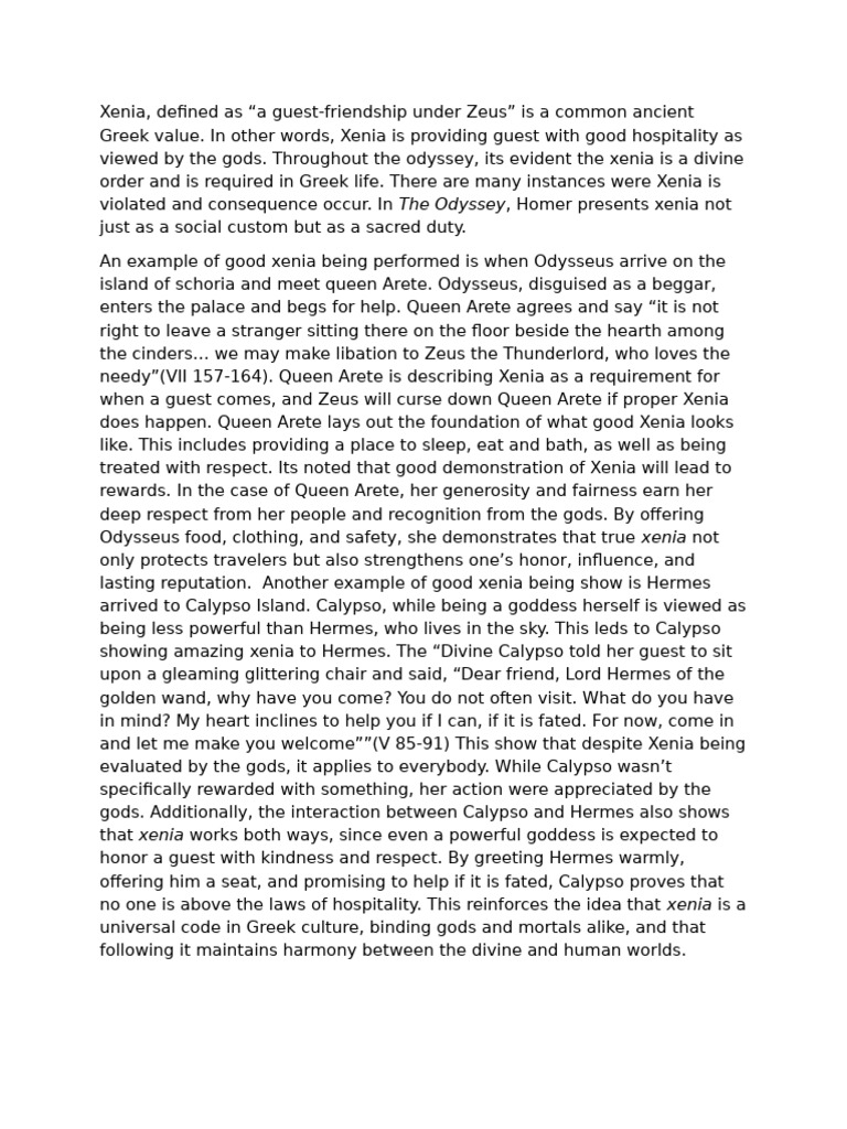 Odyssey Inclass Writing Assingment Sept.14.2025 Rutledge | PDF ...