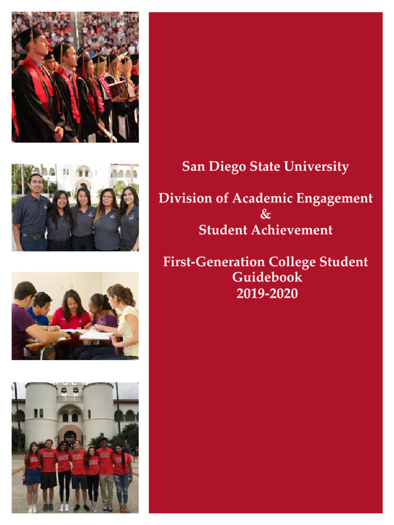 SDSU First-Gen Student Guidebook | PDF | Postgraduate Education ...