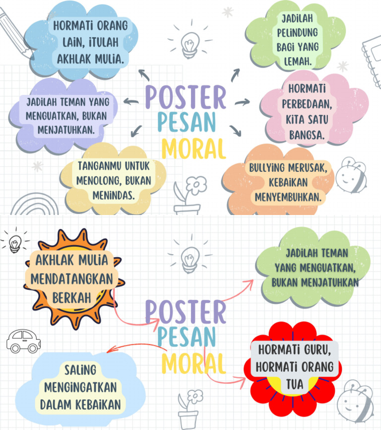 Poster Pesan Moral Fix. | PDF