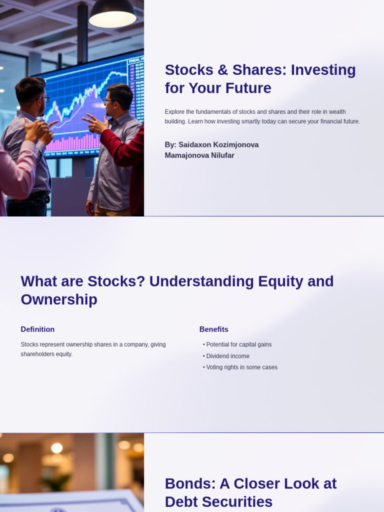 Stocks and Shares Investing For Your Future PPTX 20250502 055223 | PDF ...