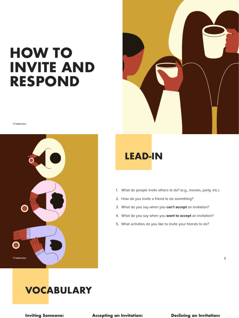 How to Invite and Respond Lіght | PDF