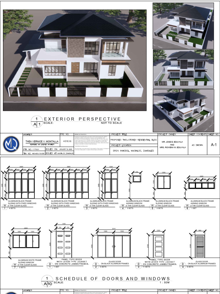 Architectural Drawings and Specifications | PDF