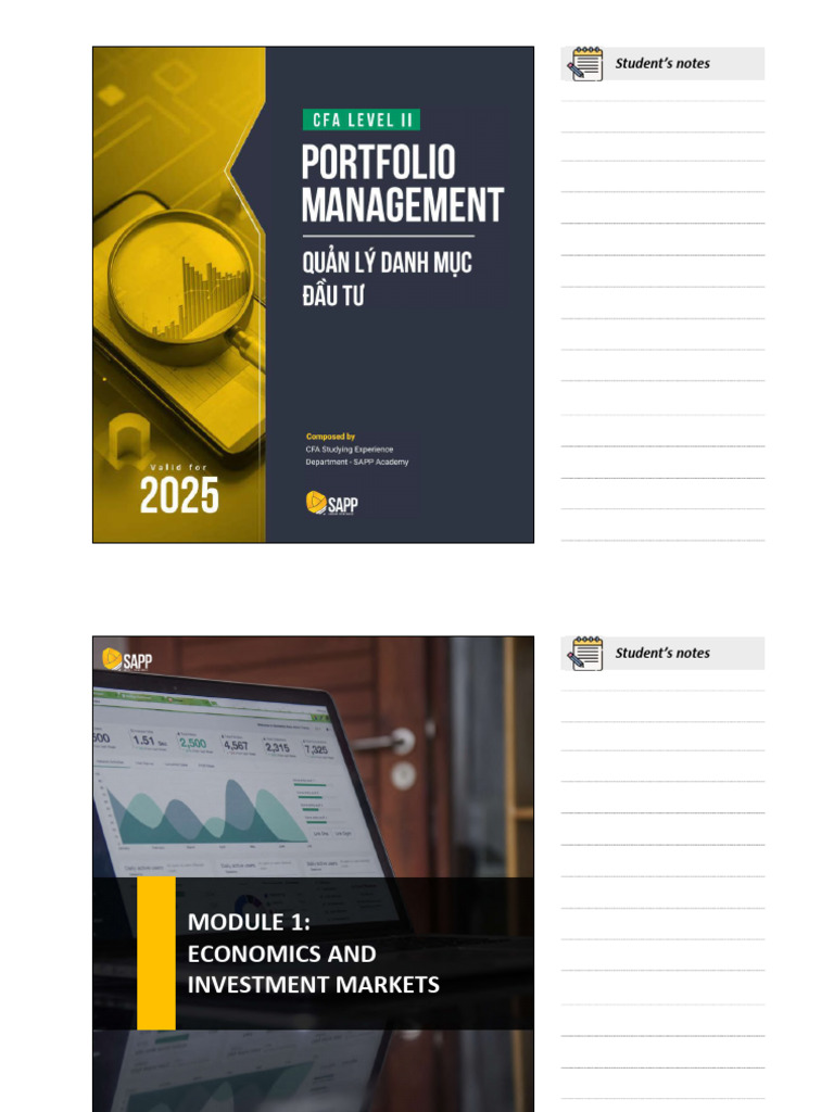 Economics and Investment Markets Overview | PDF | Yield Curve ...