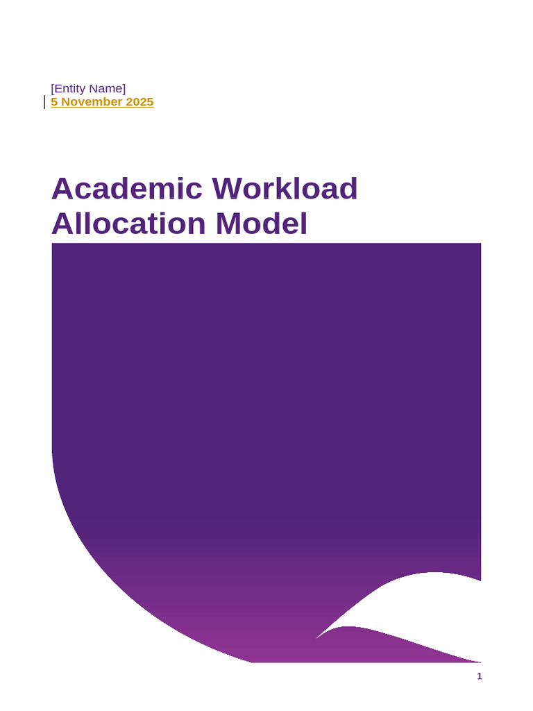 Academic Workload Allocation Model | PDF | Academic Term | Workload
