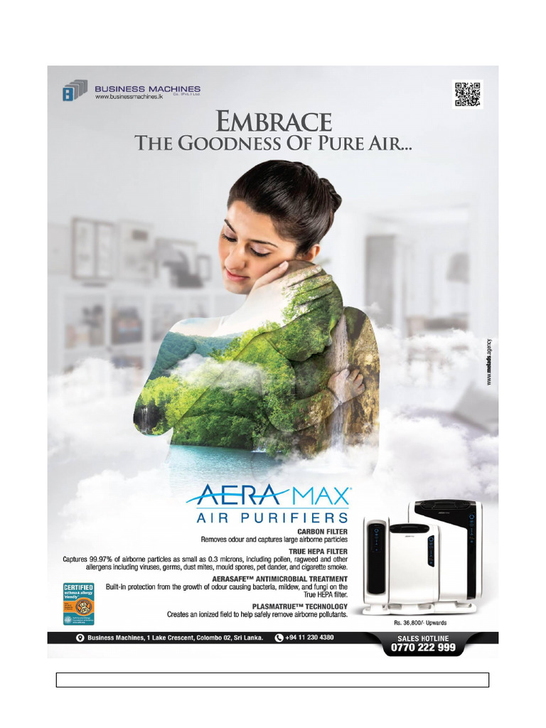 Model Analysis Advertisement AeraMax Air Purifier | PDF | Advertising