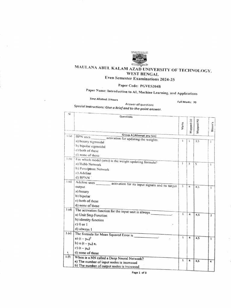 Introduction to AI, Machine Learning, And Applications | PDF