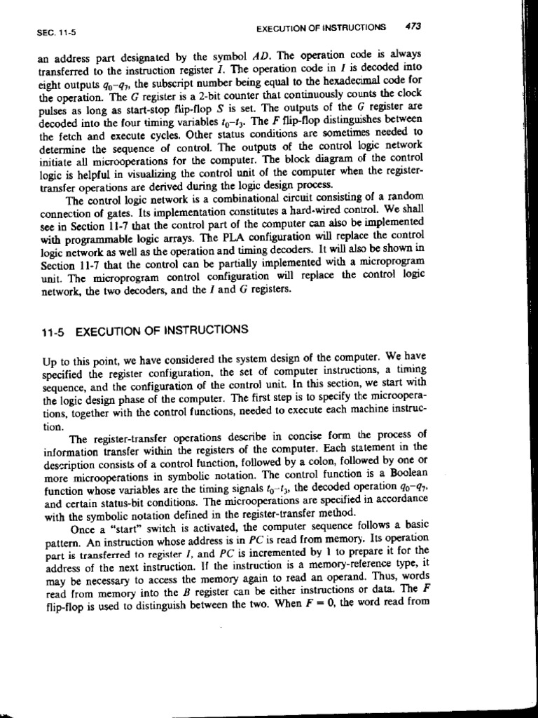 Digital Logic Computer Design | PDF