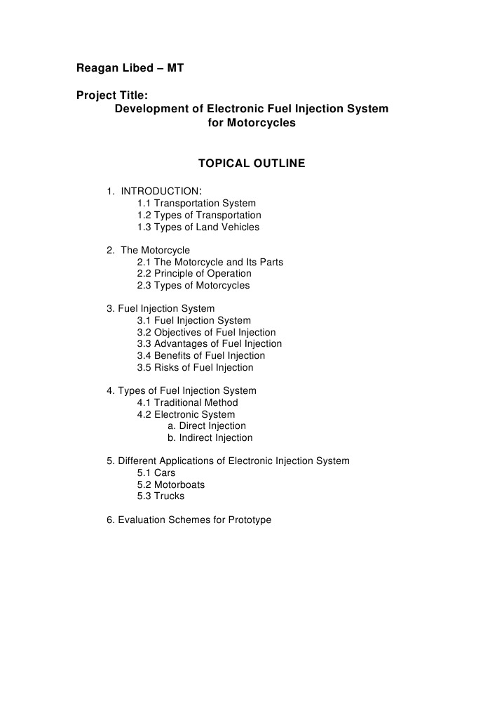 Topical Outline | PDF | Business | Technology & Engineering