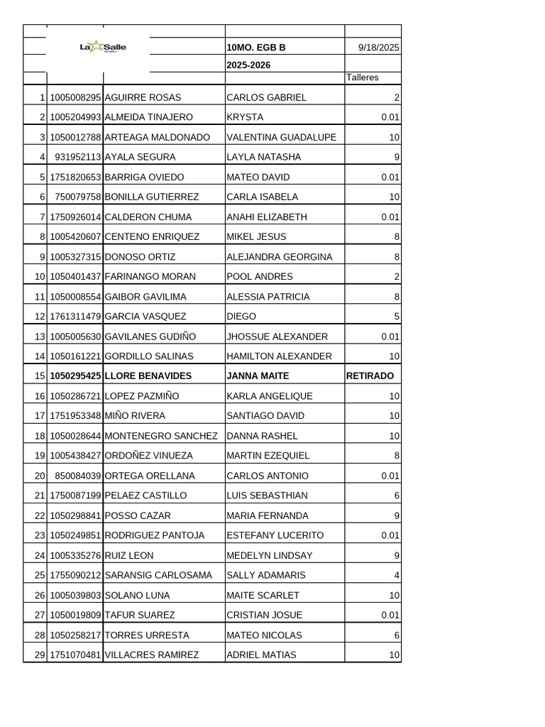 10MO. EGB B 25-26 | PDF