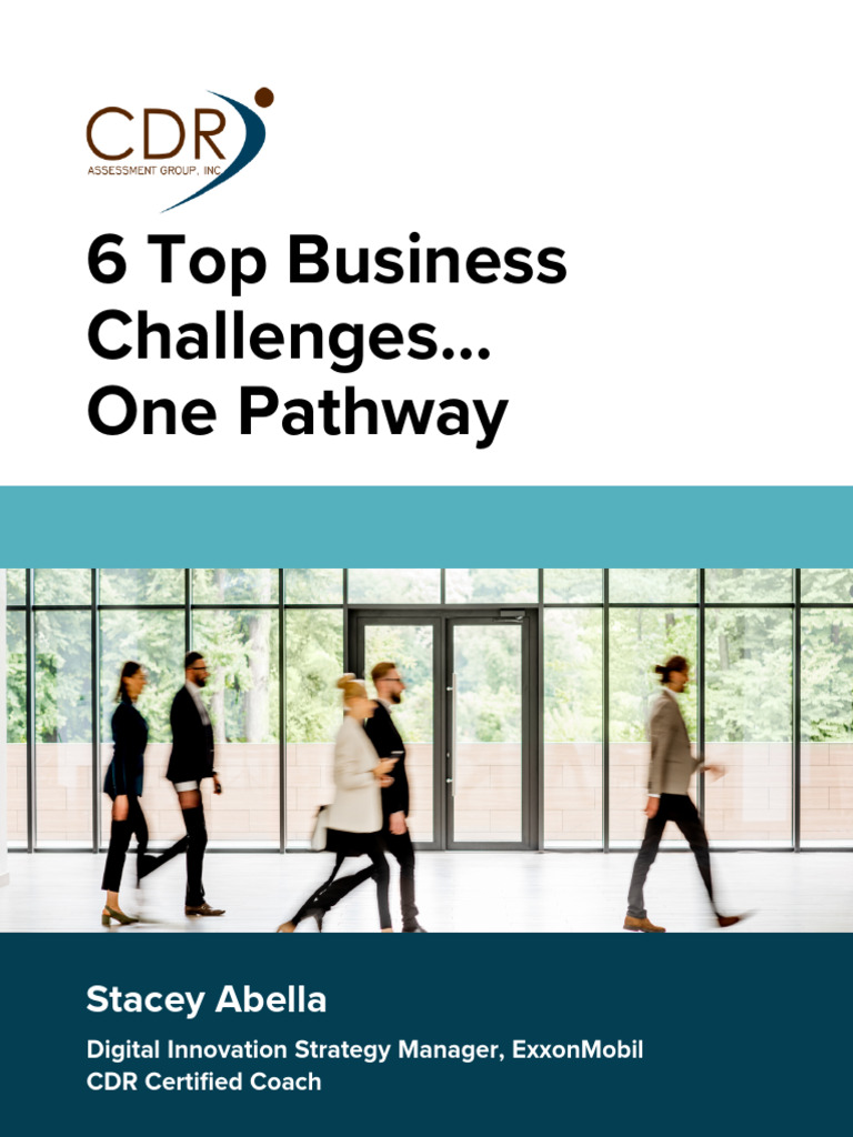Top Business Challenges One Pathway | PDF | Millennials | Skill