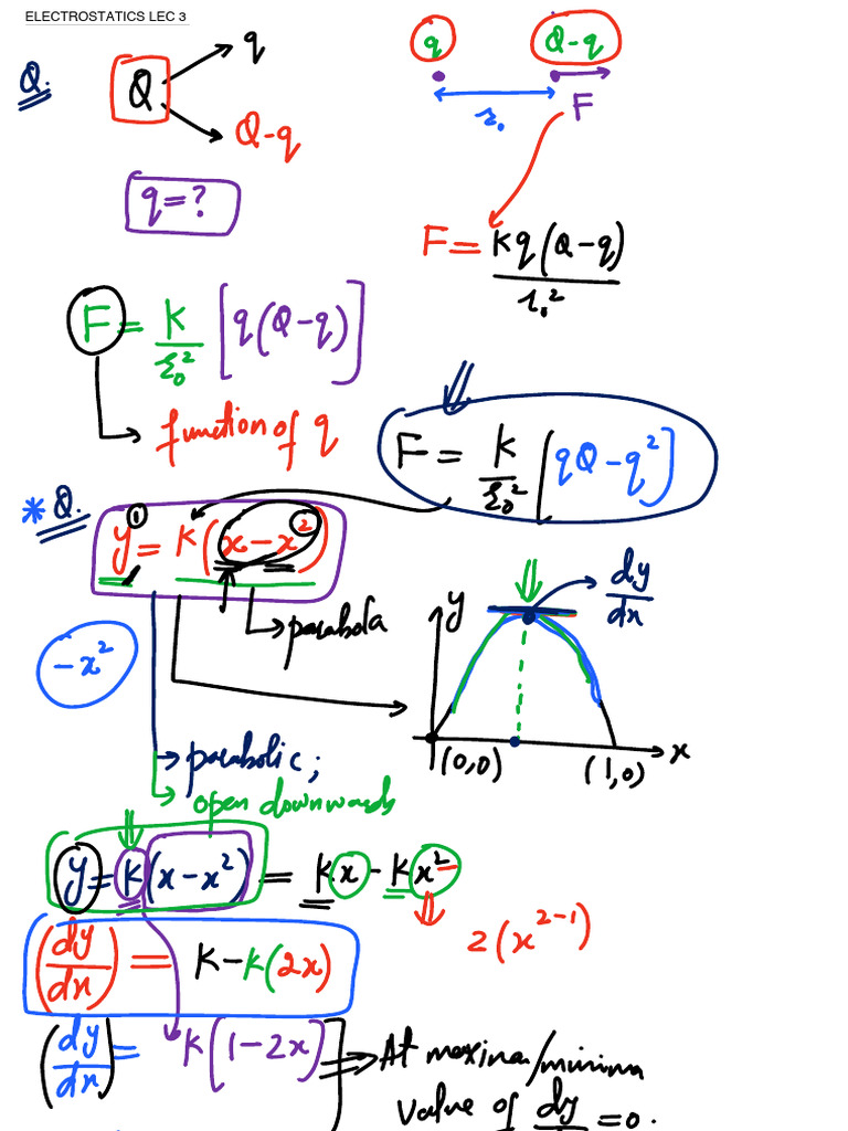 Electrostatics Lec 3 | PDF