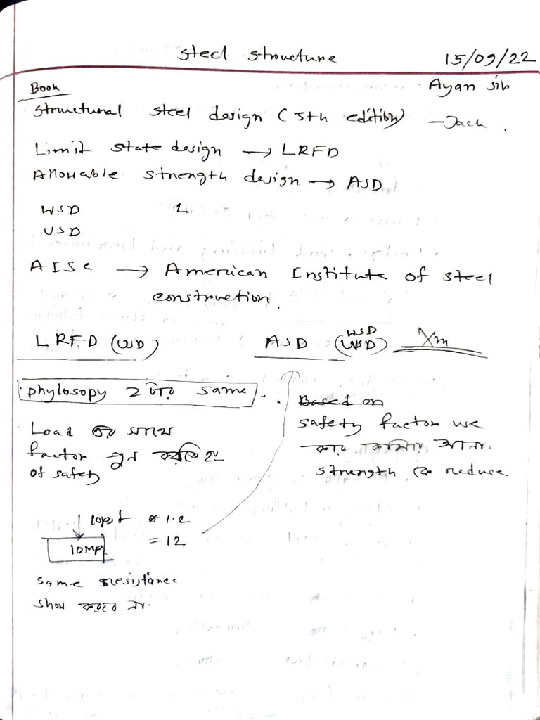 Design of Steel Structure by Ayan Sir KUET, BECM 2k14 Batch | PDF
