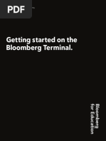Bloomberg Terminal Manual | PDF | Menu (Computing) | Command Line Interface