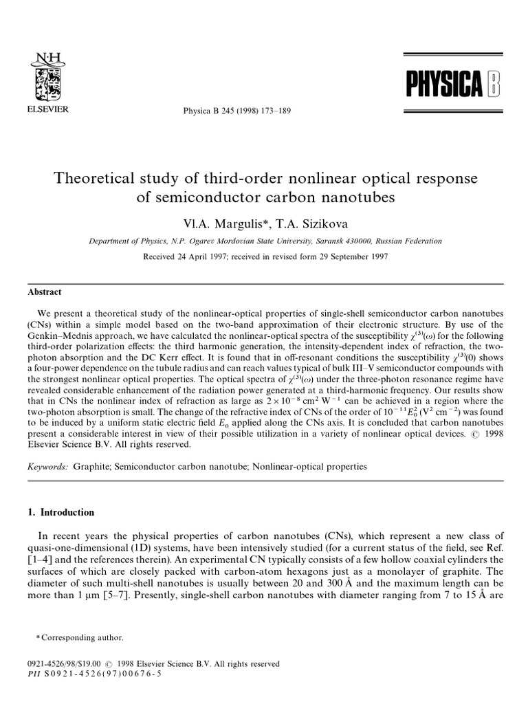 1998 - Margulis and Sizikova - Theoretical Study of Third-Order ...