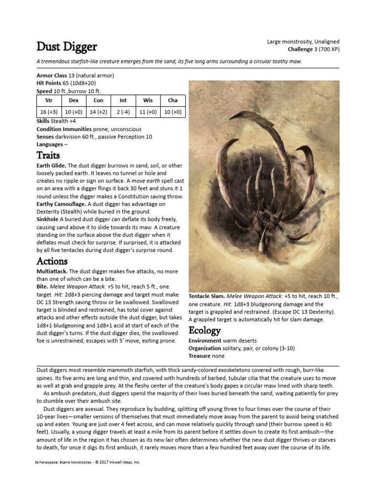 Dust Digger | PDF | Predation | Zoology