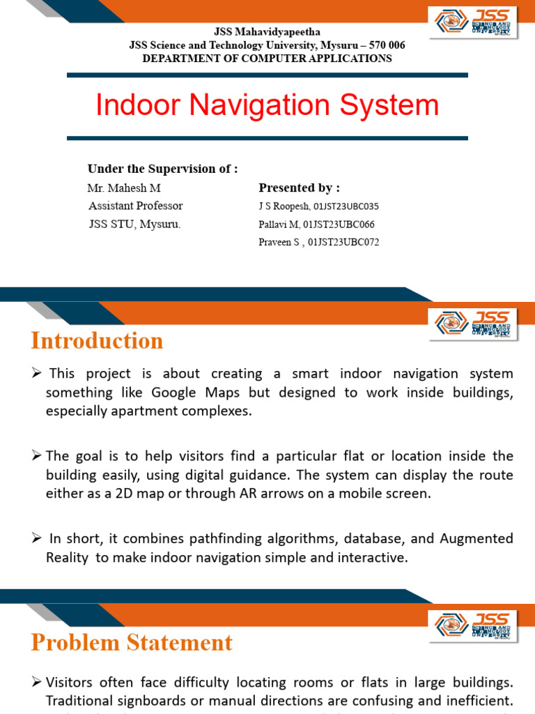 Smart Indoor Navigation System Project | PDF | Android (Operating ...