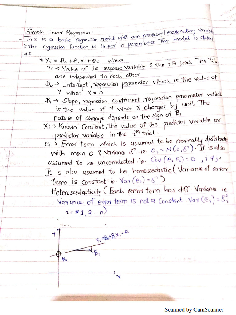 Simple Linear Regression | PDF